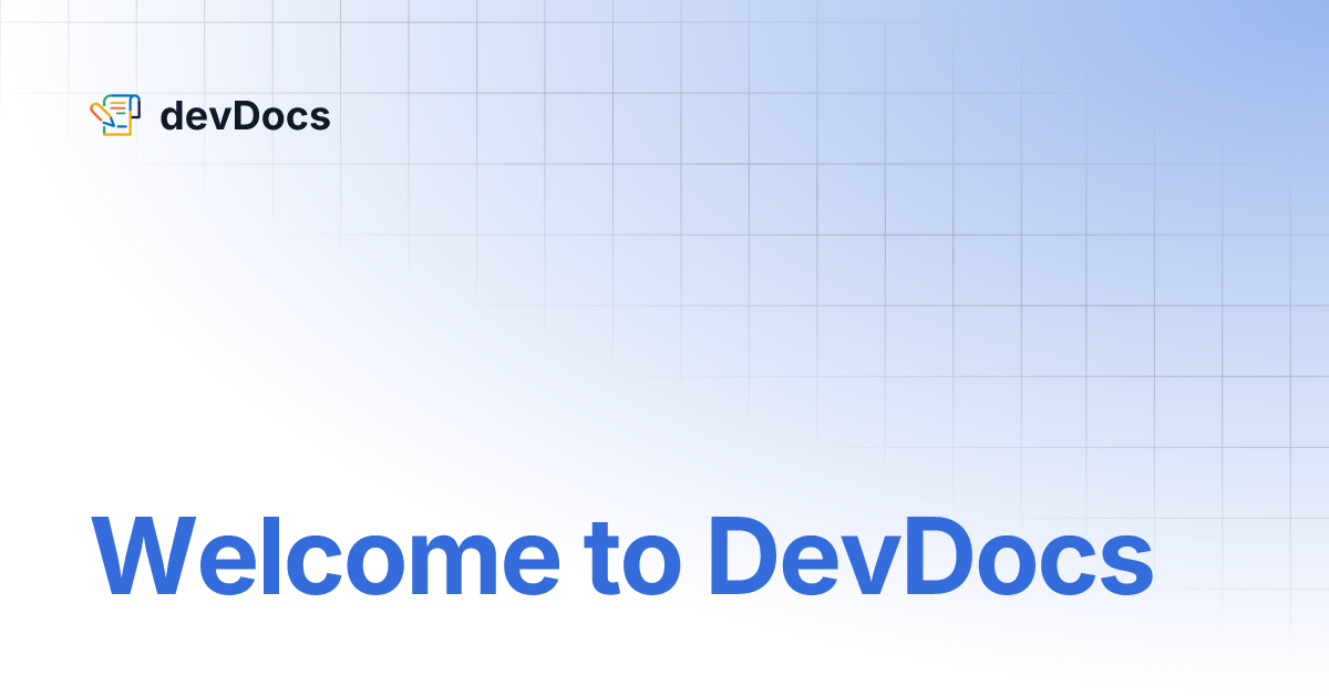 Welcome to DevDocs | devDocs
